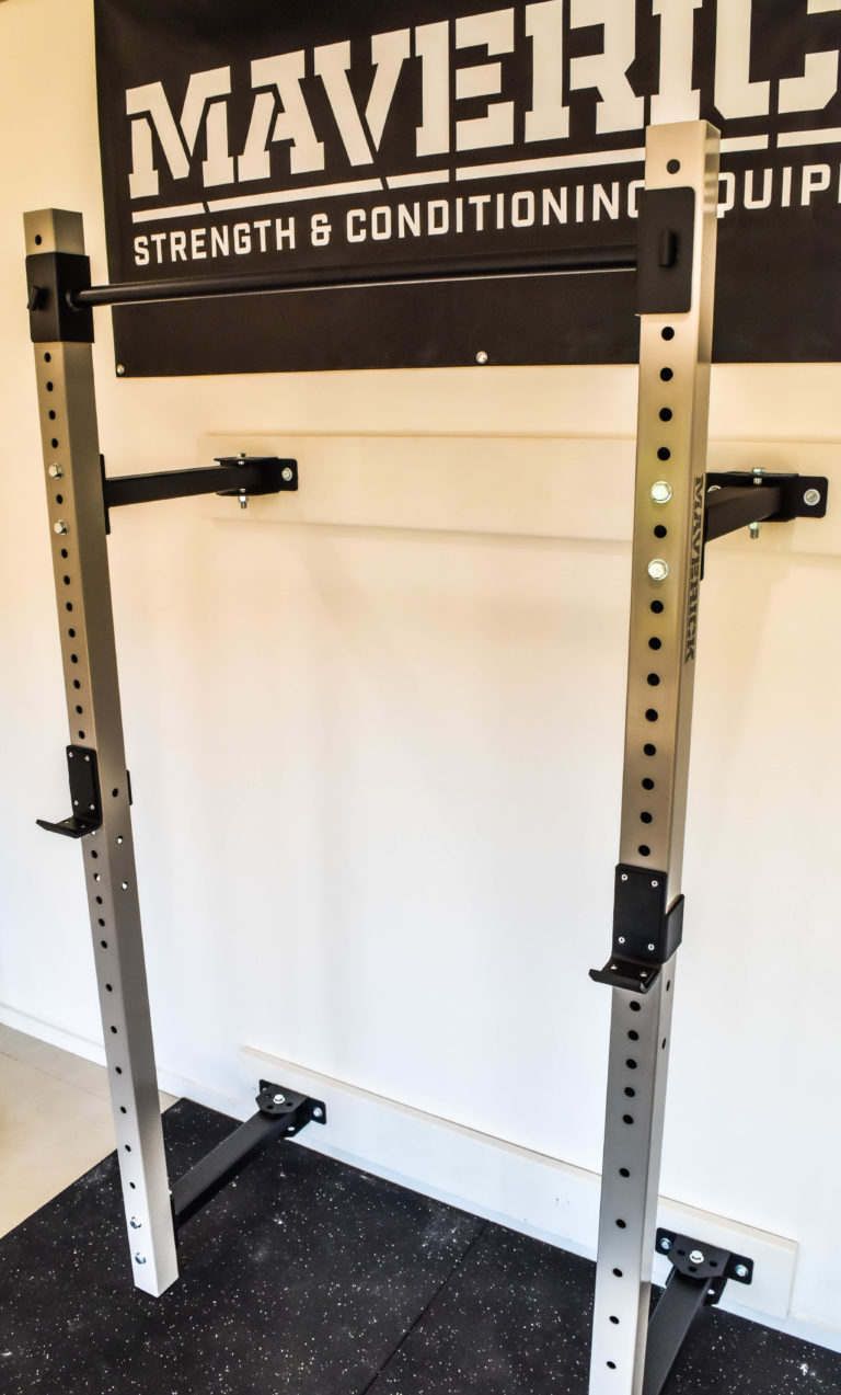 Folding Squat Rack - Maverick Strength and Conditioning
