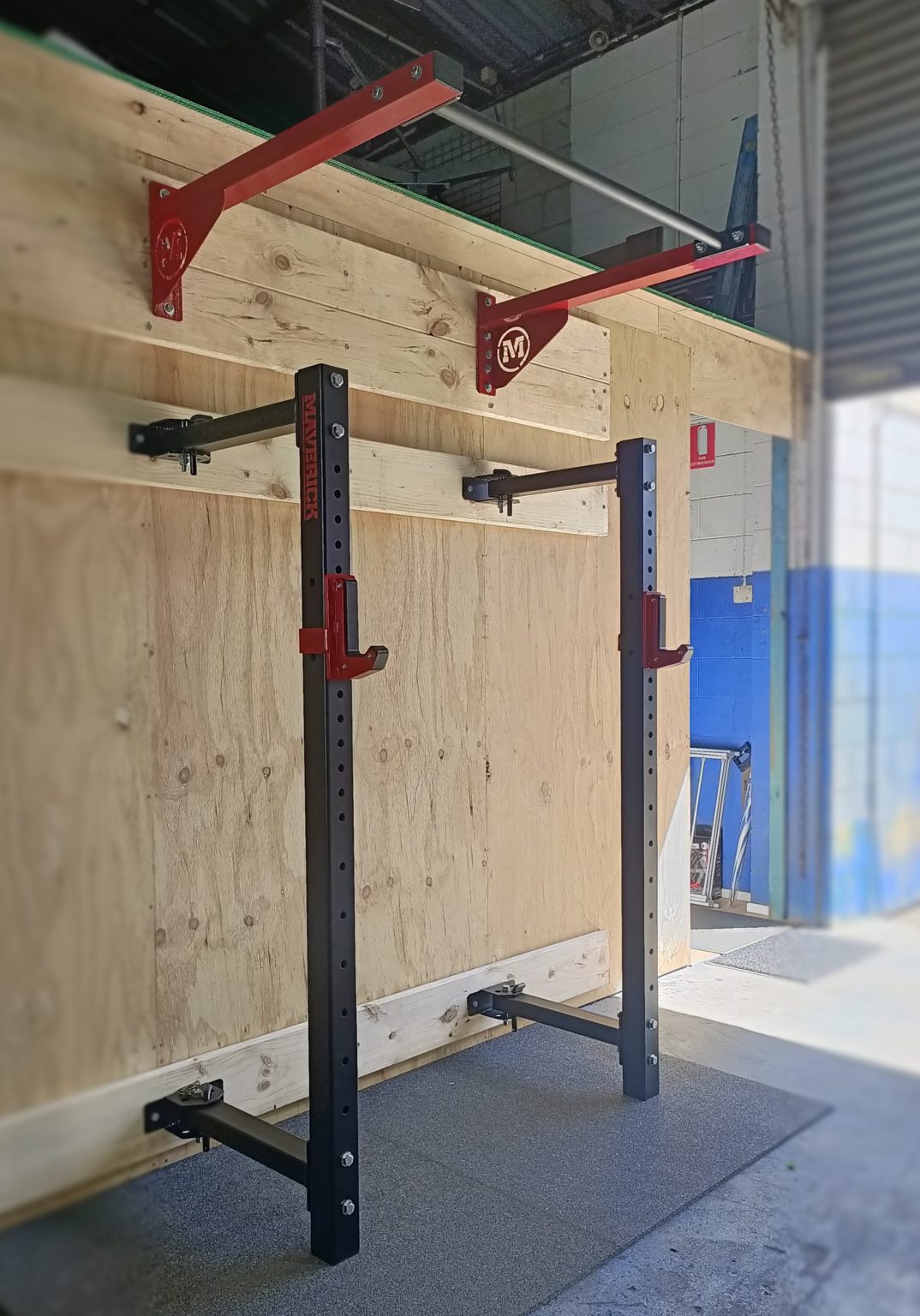 Folding Squat Rack - Maverick Strength and Conditioning